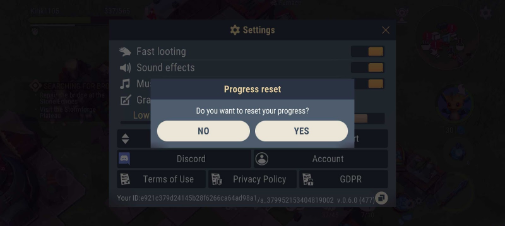 How can I reset my progress? – Amikin Survival